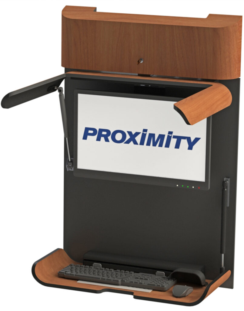 Classic Wall Mounted Computer Workstation - Proximity Systems